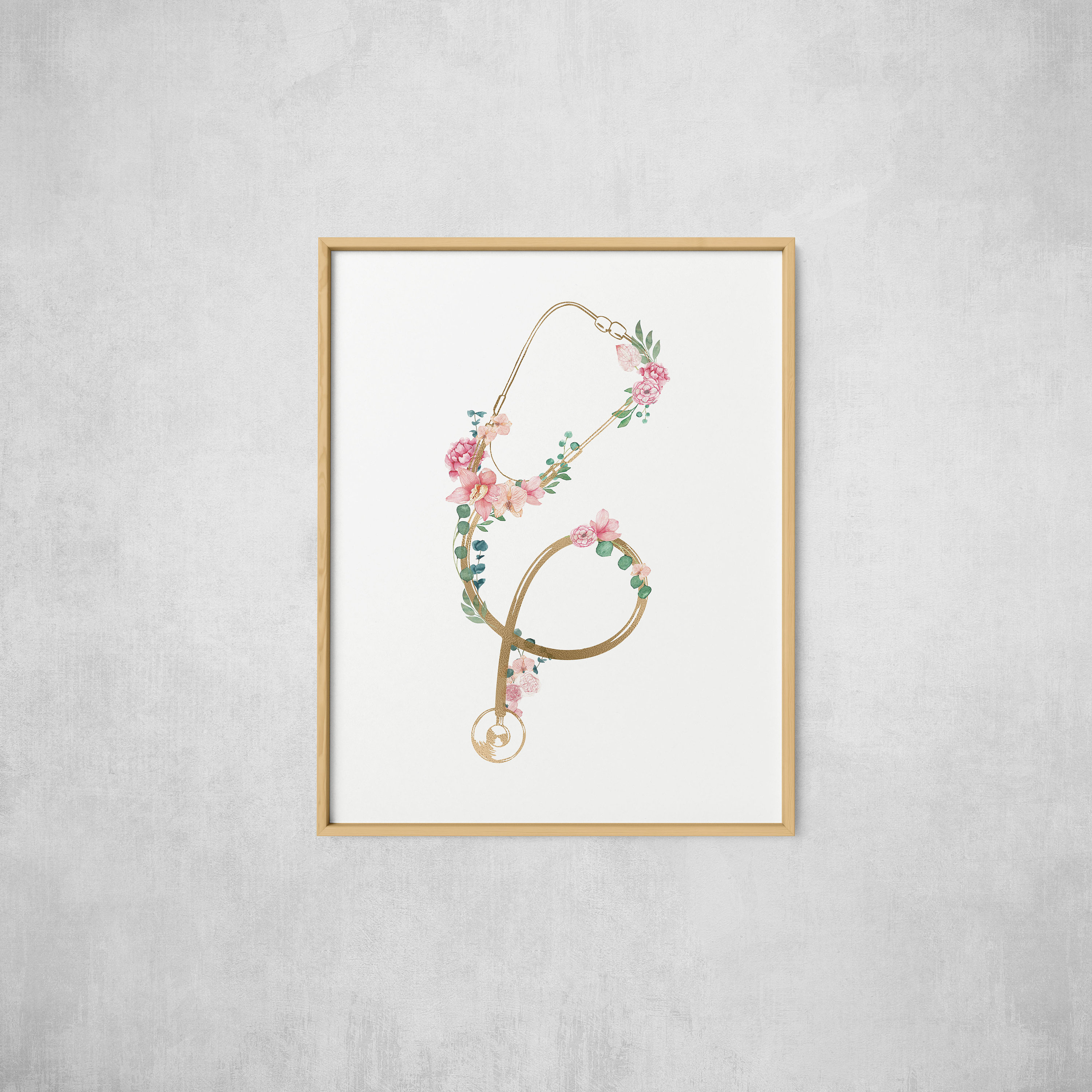 Cardiologist Office Decor Heart Stethoscope EKG Doctor | Etsy