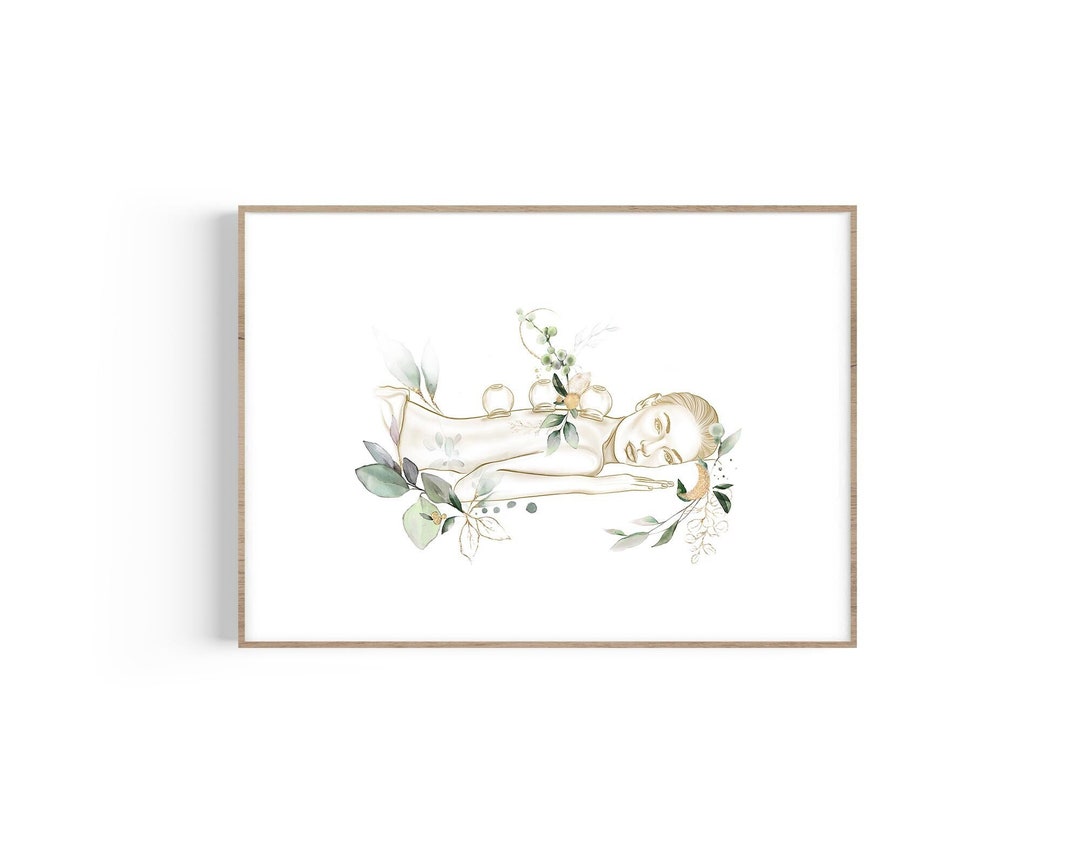 Cupping Print, Cupping Therapy, Cupping Room Wall Art, Chinese Medicine ...