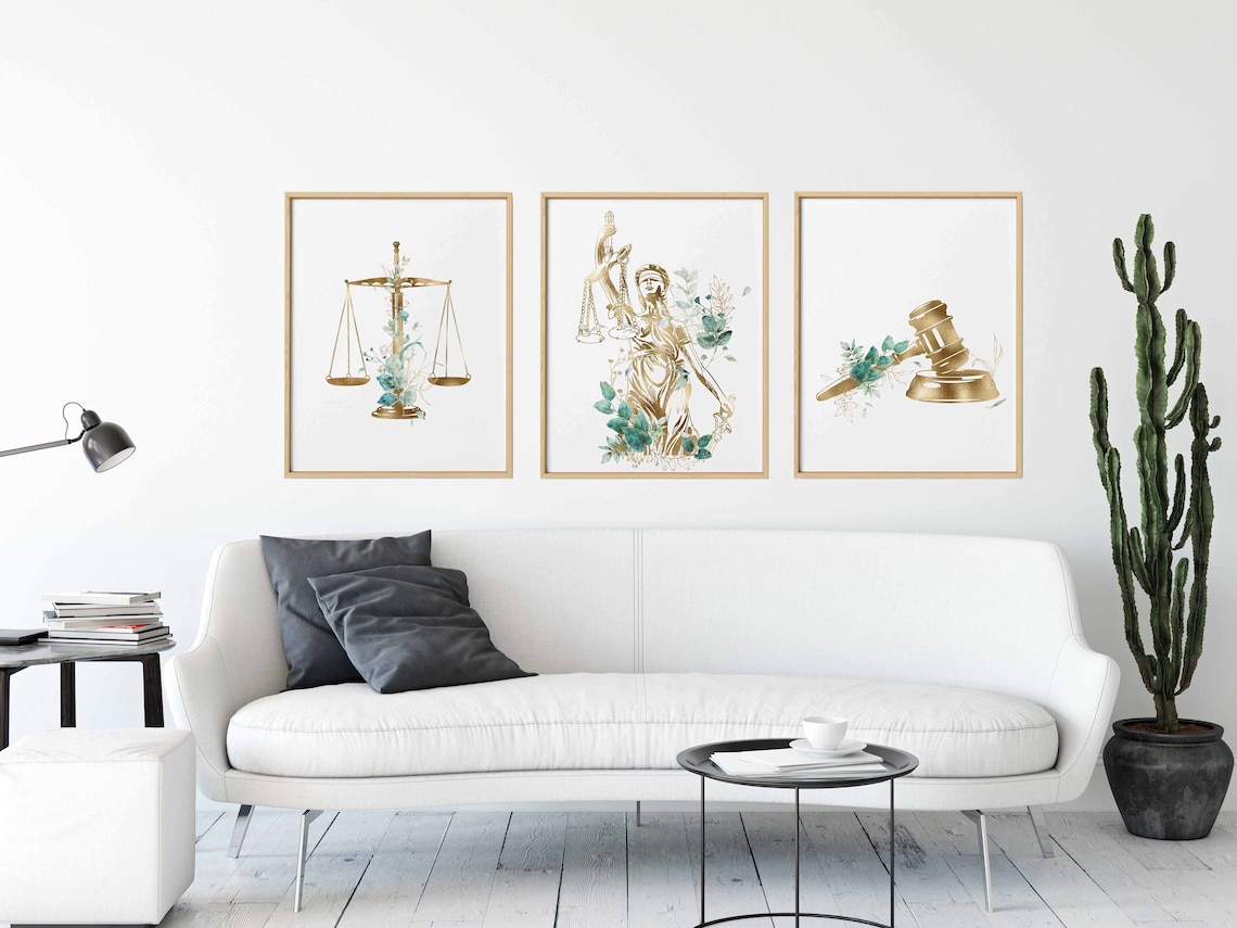 Law Office Decor Lawyer Gift Law School Graduation Gift - Etsy