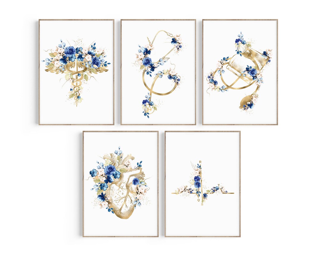 Cardiologist Office Decor, Heart, Stethoscope, EKG, Doctor Gift ...