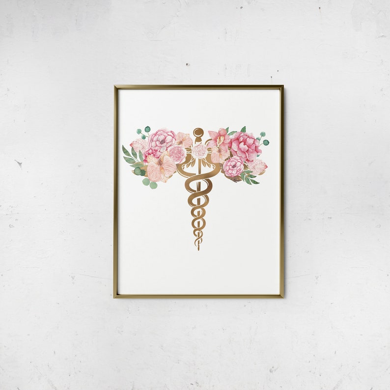 Doctor Office Decor Medical Art Set Doctor Graduation Gift - Etsy