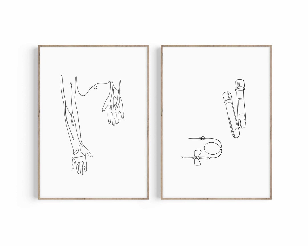 Phlebotomist Art, Draw Blood, Arm Veins, Nurse Gift, Venipuncture Art ...