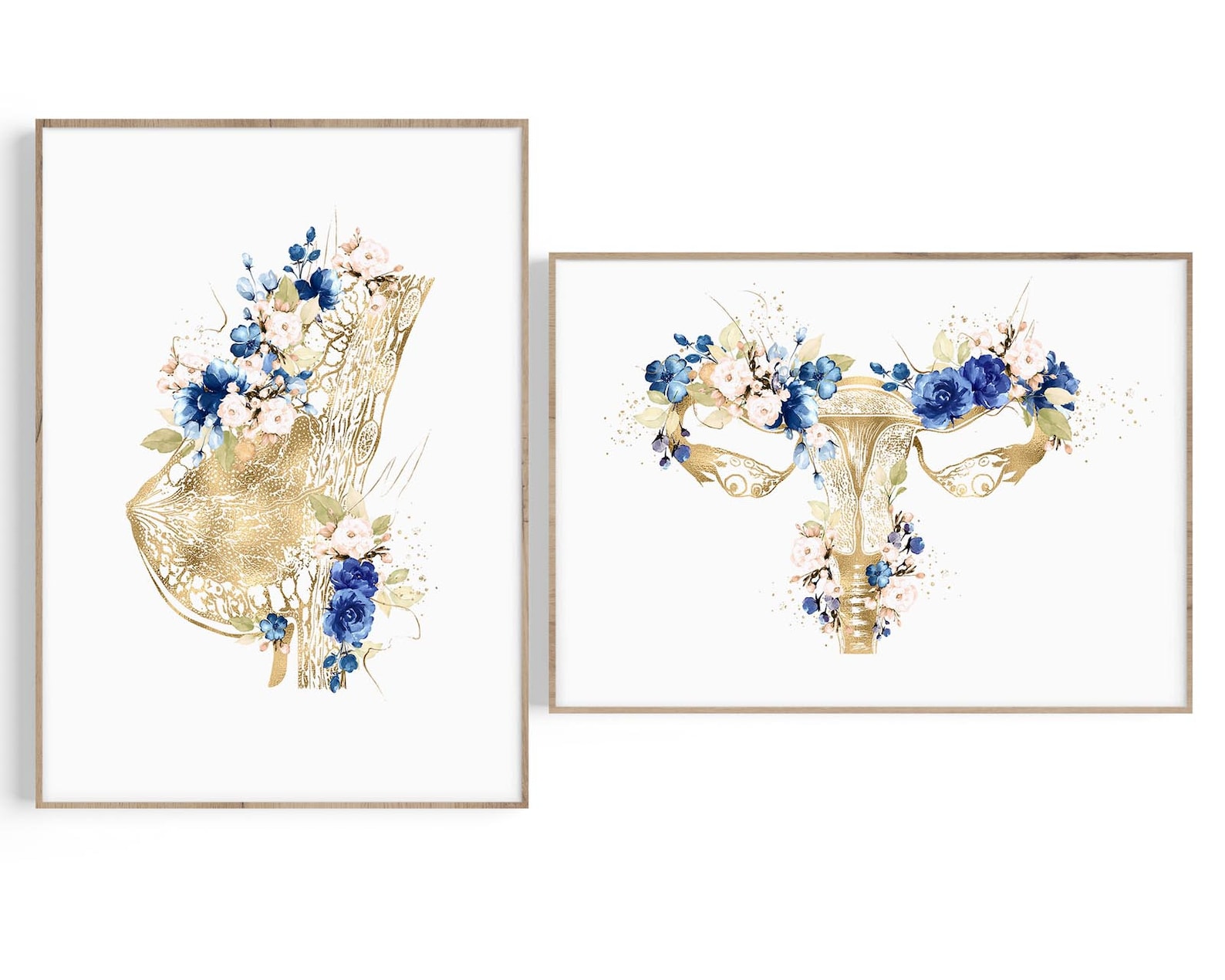 OBGYN Office Decor Breast Anatomy Art Mammary Gland Print - Etsy