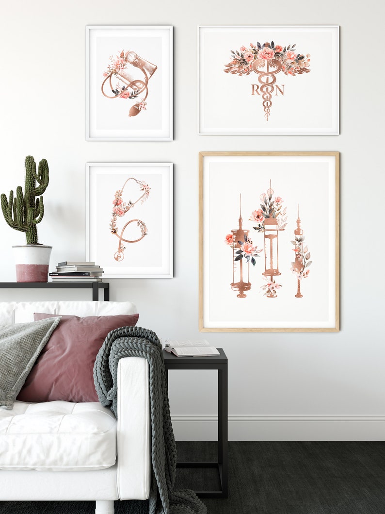 Caduceus Art Print Caduceus Symbol Doctor Graduation Gift | Etsy