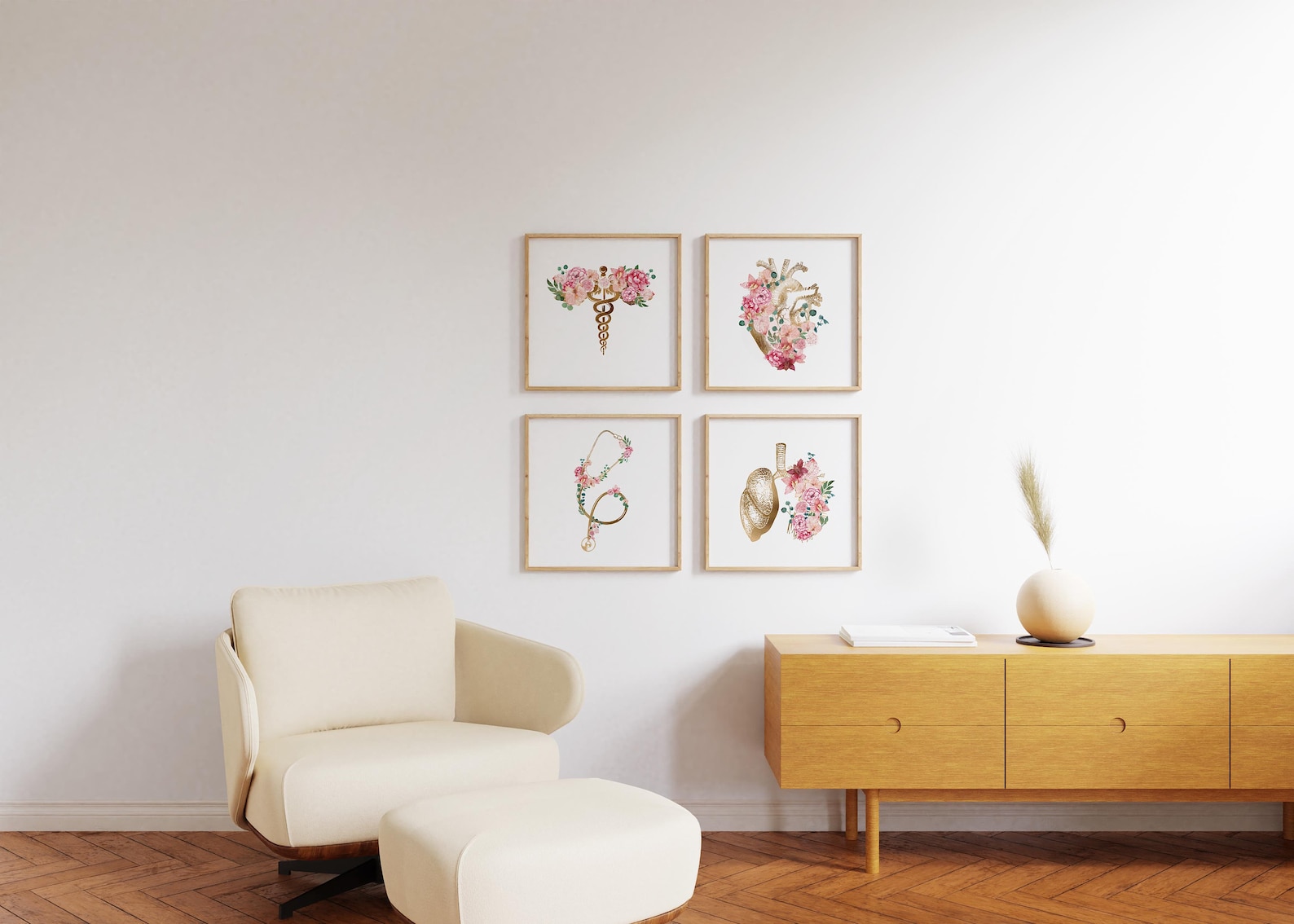 Doctor Office Decor Medical Art Set Doctor Graduation Gift - Etsy