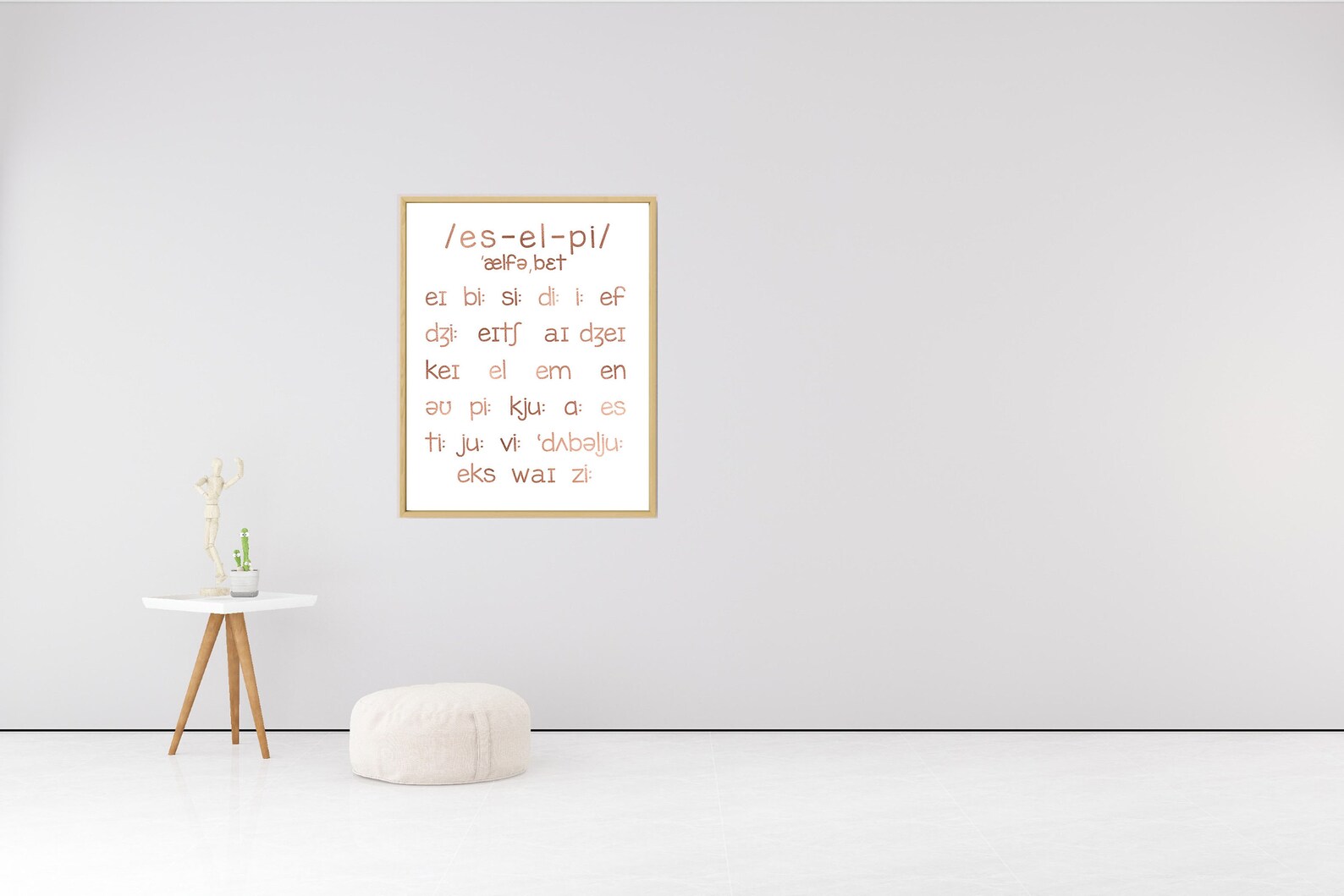 SLP Gift IPA Alphabet Rose Gold Speech Anatomy Art Speech | Etsy