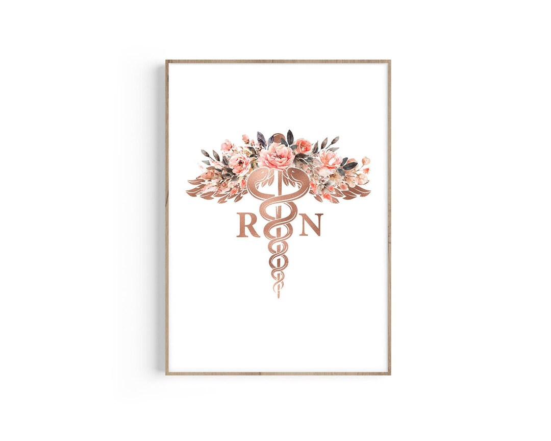 Caduceus Art Print, Caduceus Symbol, Doctor Graduation Gift, Medical ...