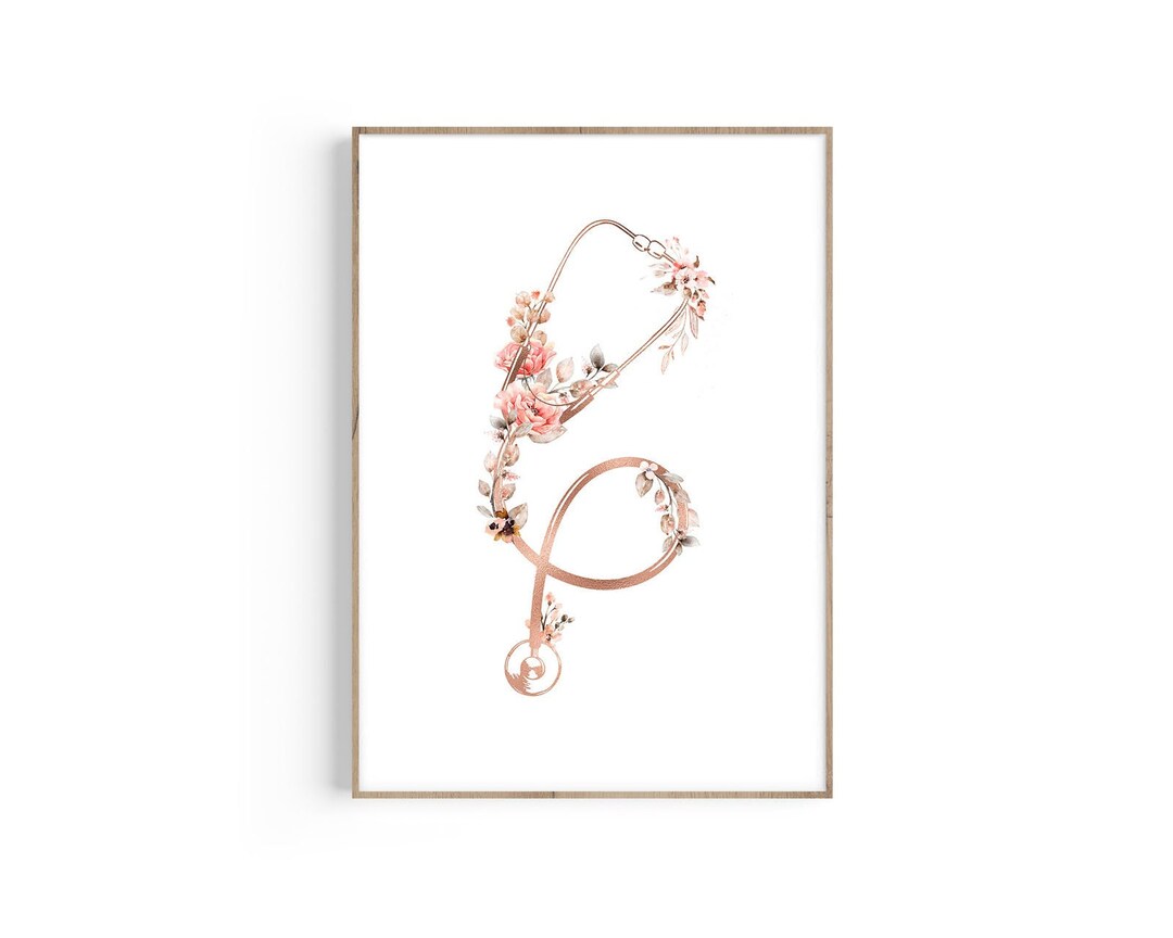 Stethoscope Print Doctor Gift Doctor Office Wall Art Doctor - Etsy