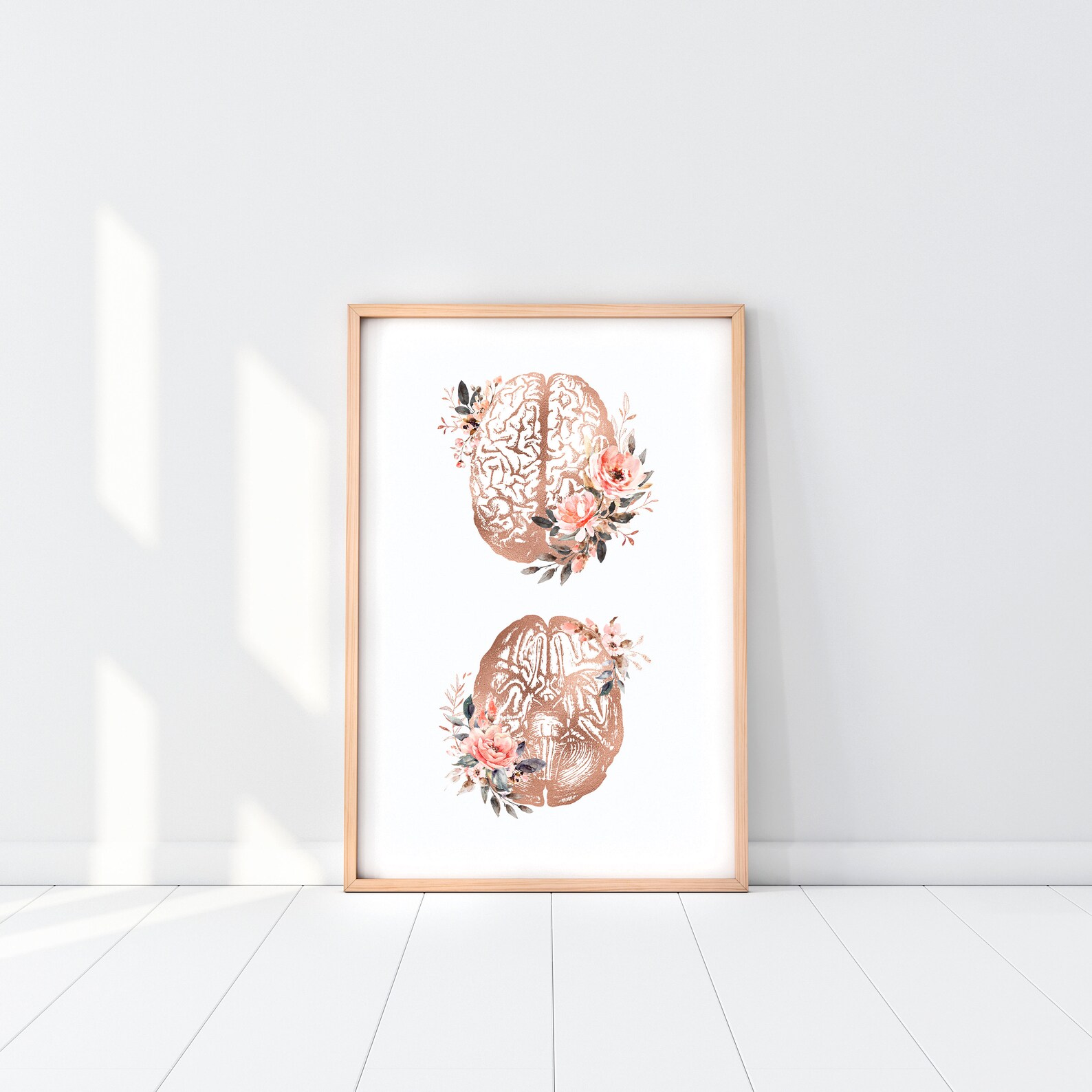 Brain Art Print Psychology Art Brain Anatomy Art Psychology - Etsy