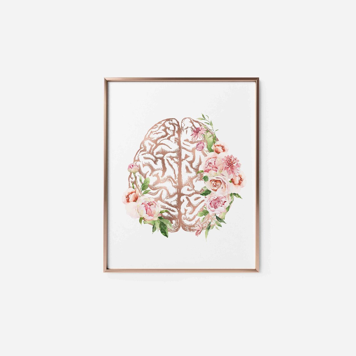 Brain Art Print Psychology Art Brain Anatomy Art Psychology - Etsy