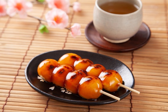 DIY Kit Mitarashi Dango Mochi Rice Cake Free Shipping Soy - Etsy