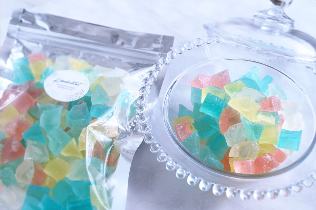 Edible Gemstones 5 Hints of Flavors lemon Strawberry Melon Pineapple ...