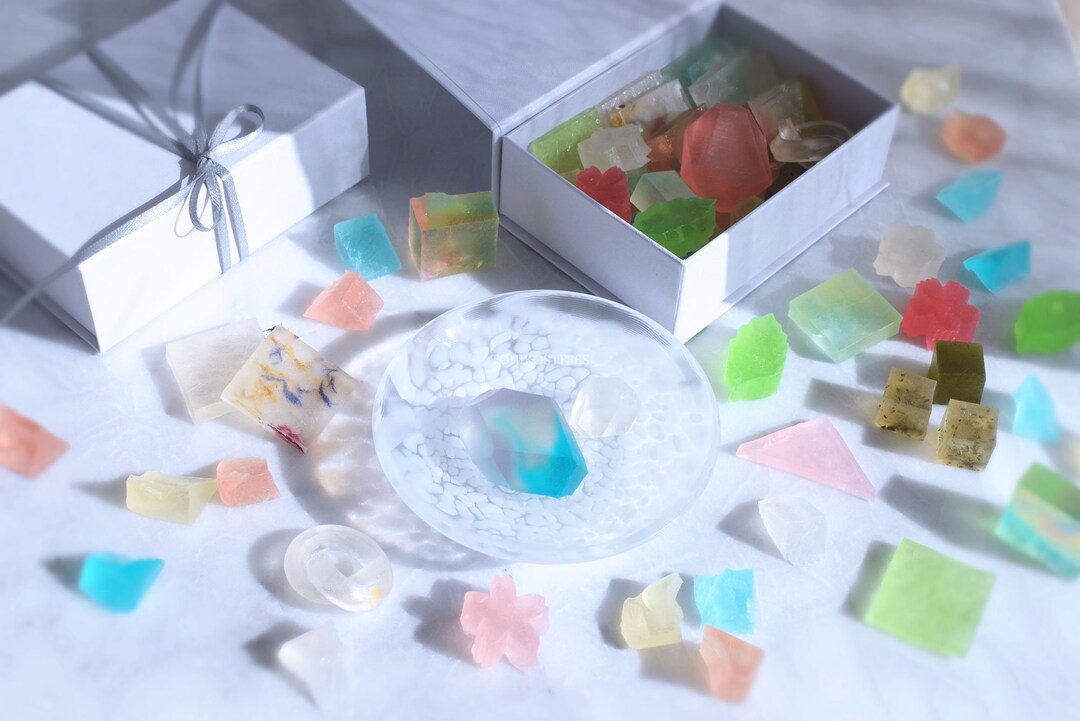 Kohakutou MEDLEY With One Birthstone Free Shipping Hand-cut Edible ...