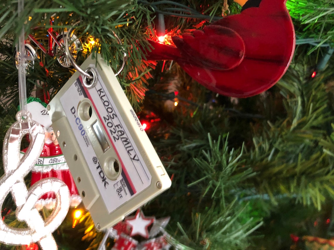 Cassette Tape Ornament, Cassette Tape Christmas Ornament, Mix Tape ...