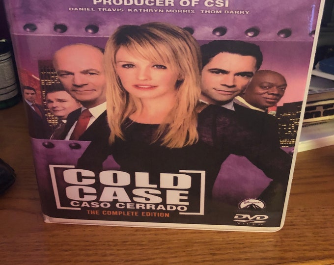 Cold Case DVD Cbs TV the Complete Edition Season 1-7 43 DVD - Etsy