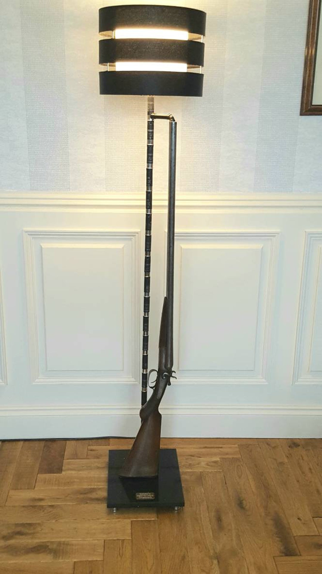 A Unique Floor Lamp Handcrafted From a Vintage Fully Deactivated Old ...