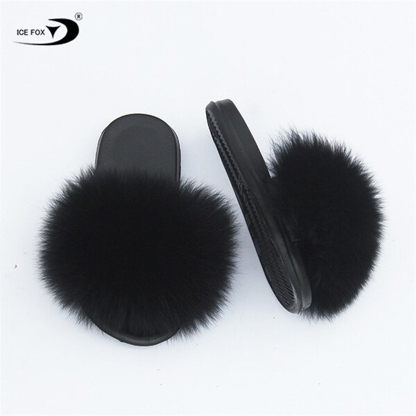 Fur Slides - Etsy