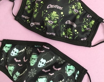 Monster's Inc. Character Inspired Face Masks boo's - Etsy