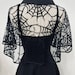 Spiderweb Cape in Black - Etsy