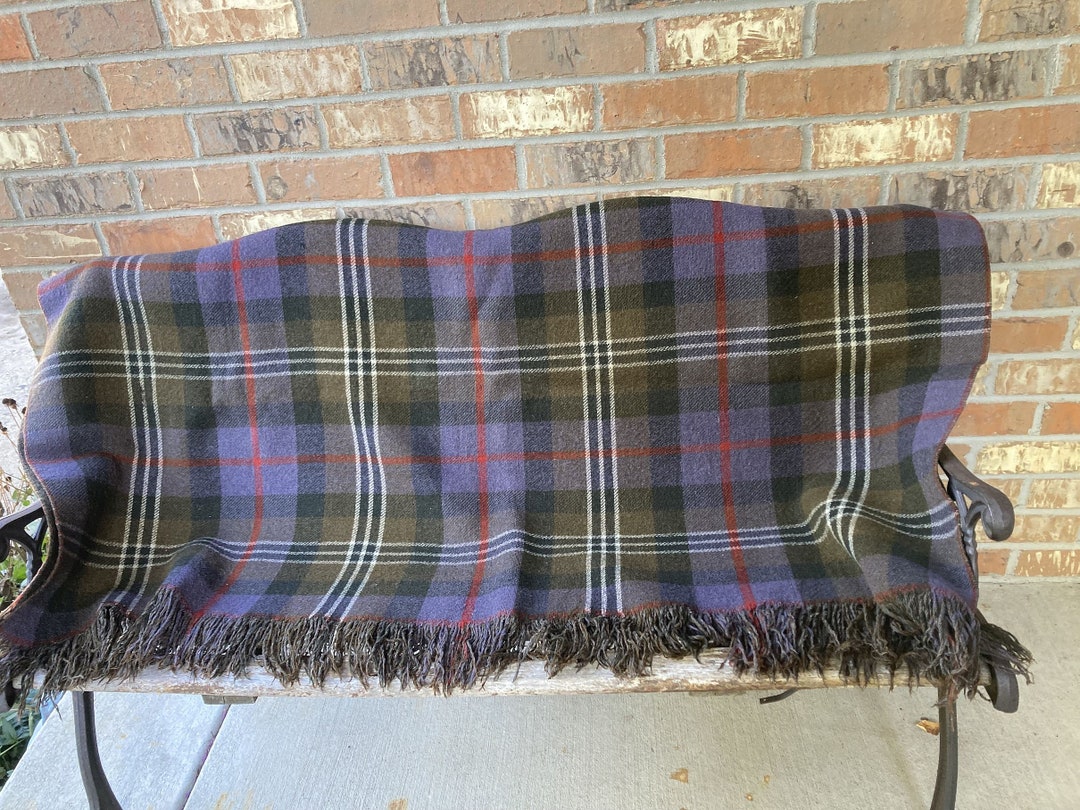 60" X 64" Beckman Northern Ohio Blanket Mills 100% Wool Vintage Made in ...