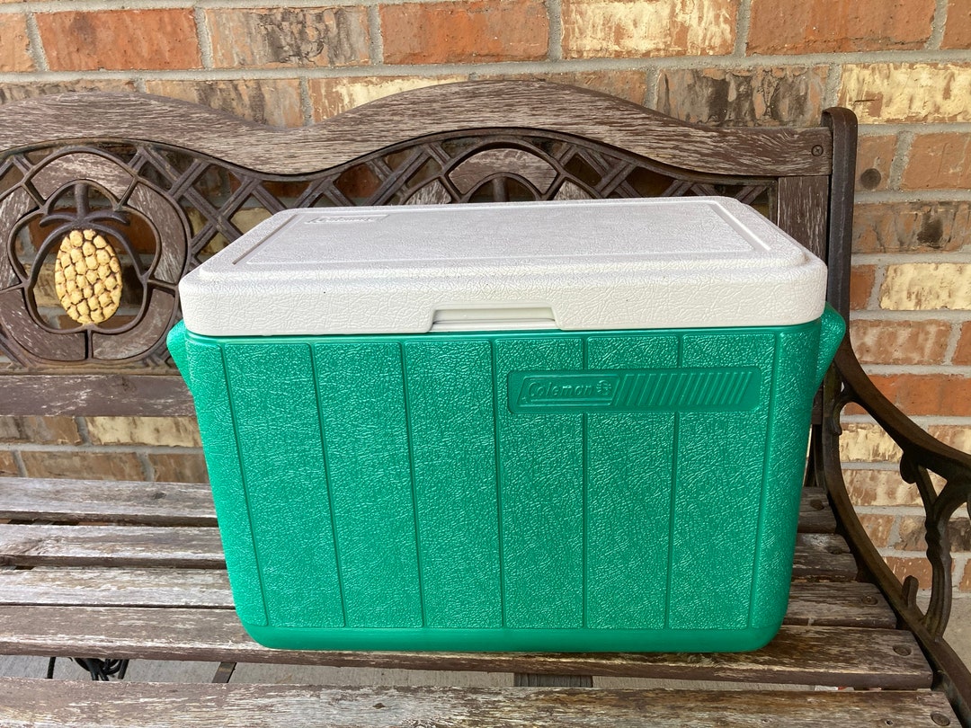 Vintage 90s Coleman Neon Green Cooler Ice Chest Box 5/1994 - Etsy
