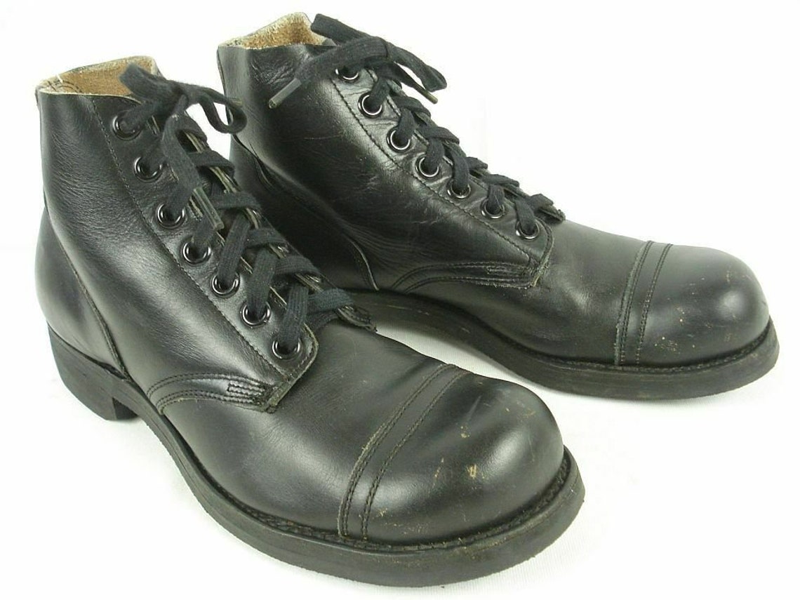 9 R 50s 1959 Vintage Military Service Shoes Boots by John - Etsy