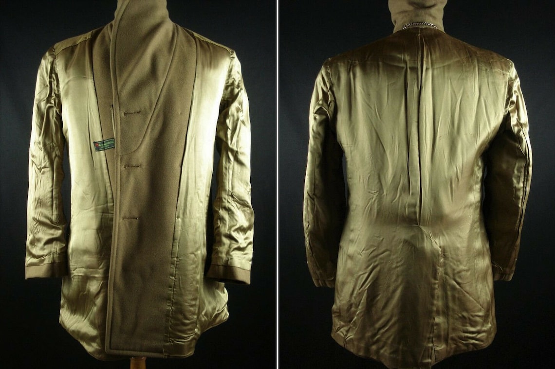 RARE Abercrombie & Fitch Army Reefer Coat Jacket Shawl Collar - Etsy