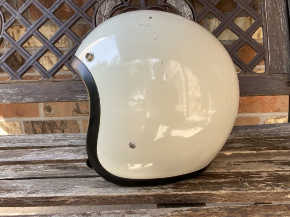 Vintage 70s BELL SUPER MAGNUM Open Face Motorcycle He… - Gem