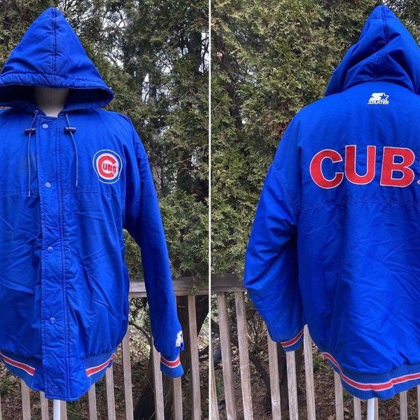 Chicago Cubs Starter Jacket - Etsy