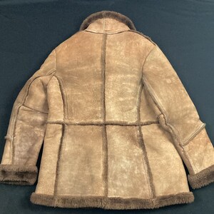 Size 42 Shearling Sheepskin Ranch Coat Jacket Vintage 70s - Etsy