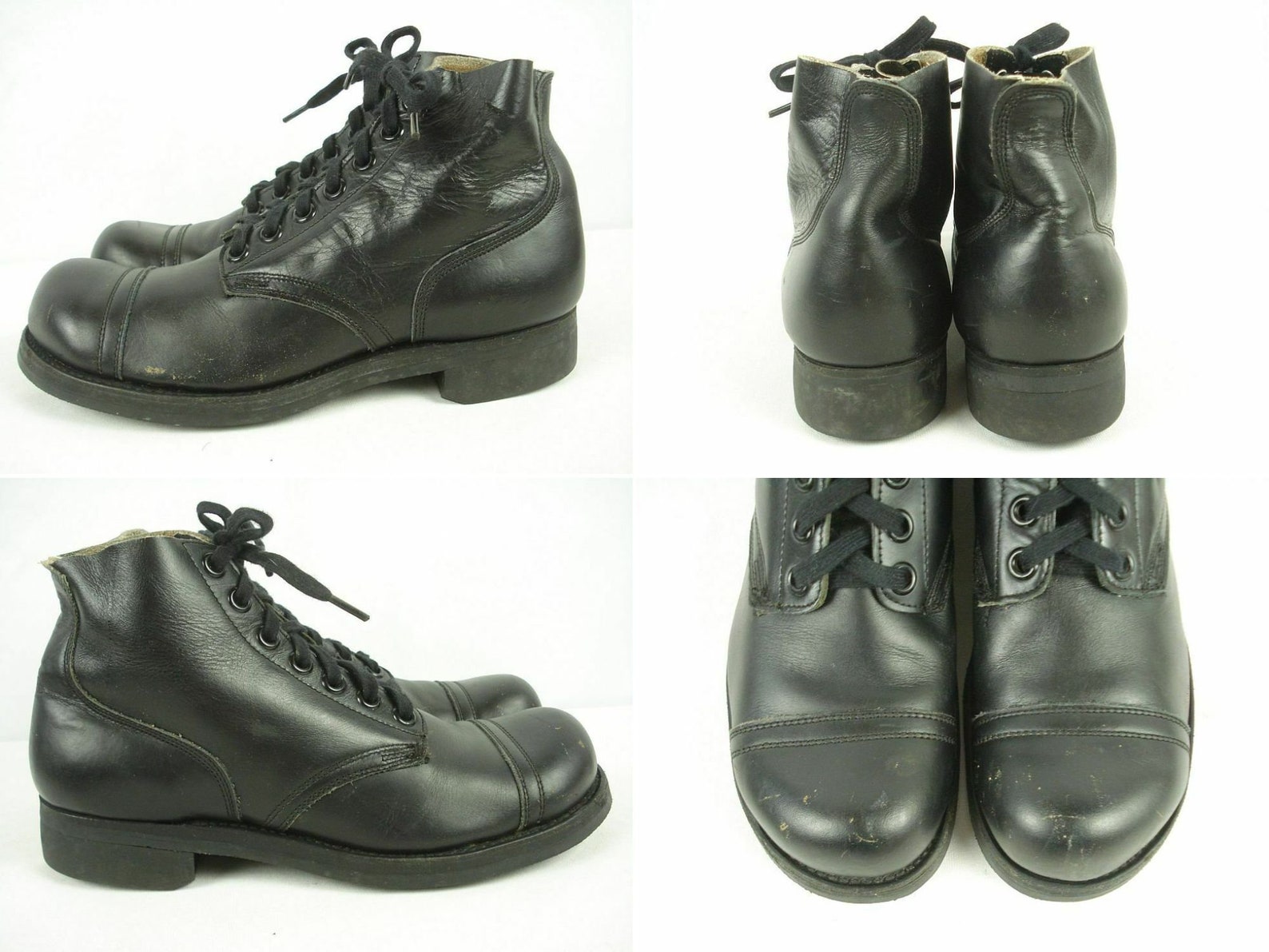 9 R 50s 1959 Vintage Military Service Shoes Boots by John - Etsy