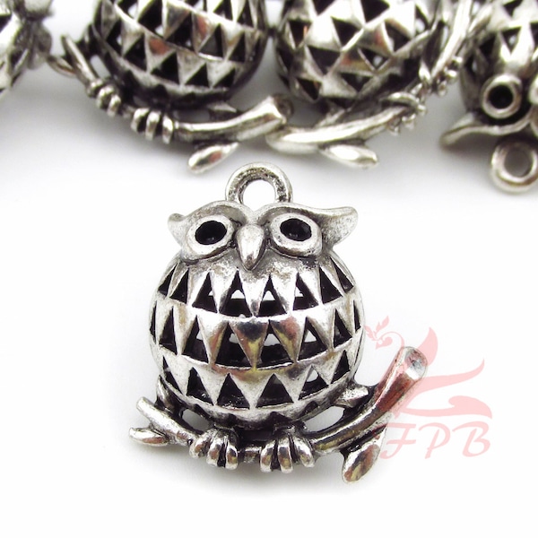 Owl Charms - Etsy