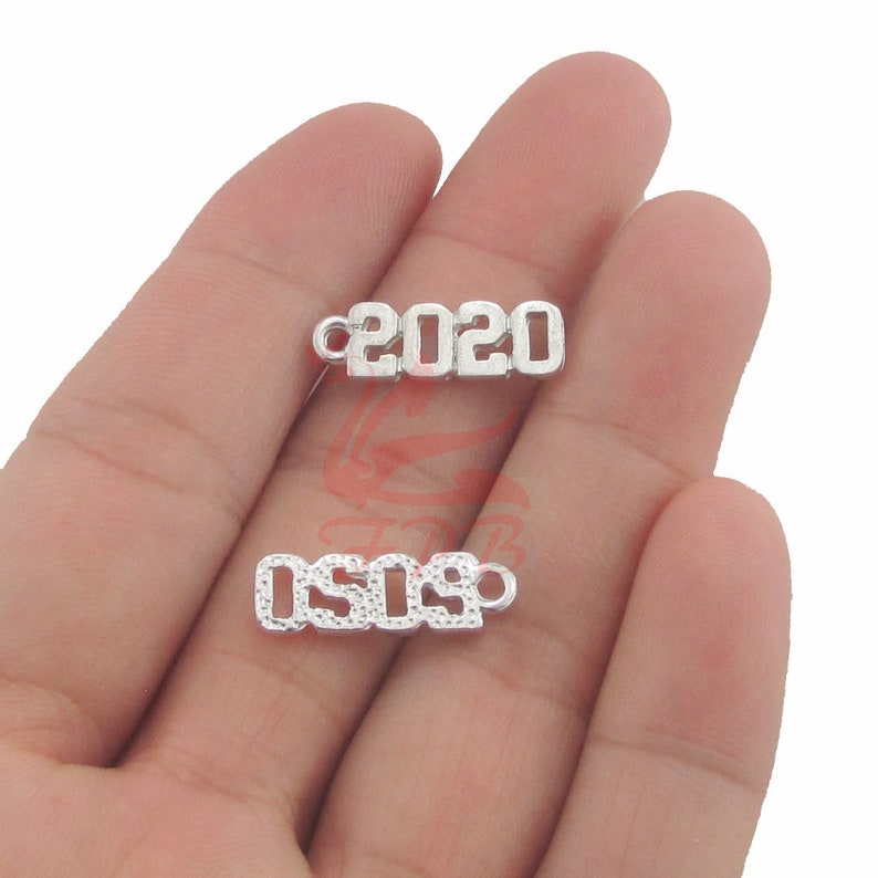 10 Year 2020 Charms 20mm Wholesale Rose Gold Plated Pendants GC0216244 ...