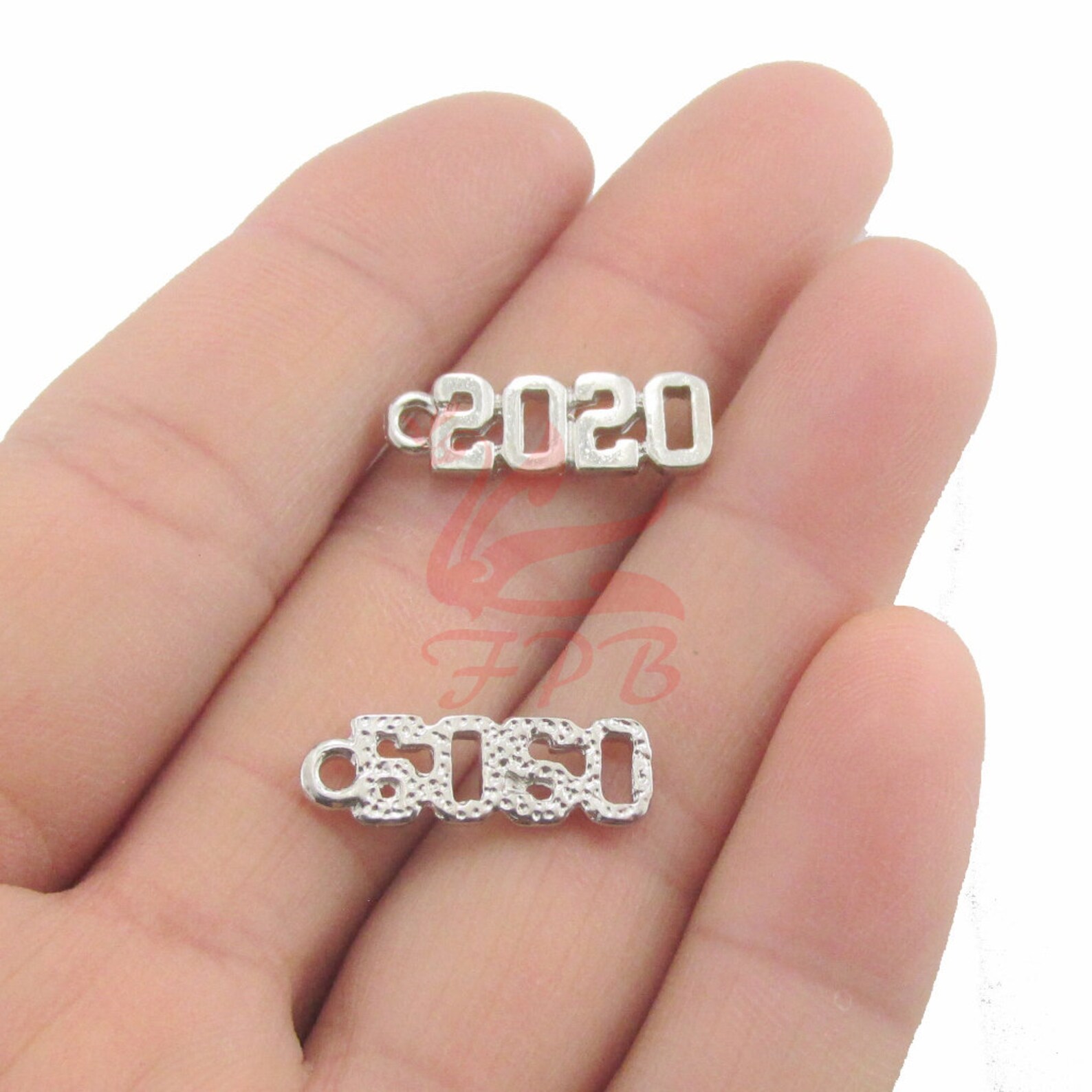 10 Year 2020 Charms 20mm Wholesale Rose Gold Plated Pendants GC0216244 ...