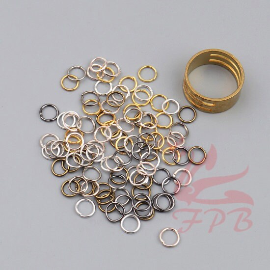 5mm Jump Rings Mixed Colors 1 Box Wholesale Iron Alloy 20 - Etsy