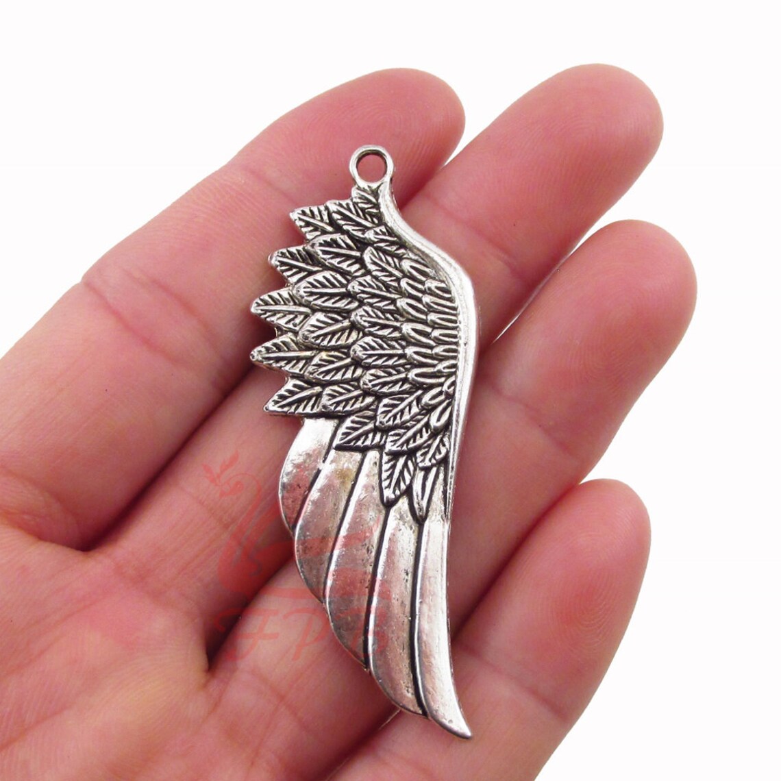 2 Angel Wing Pendants 59mm Wholesale Antiqued Bronze Plated | Etsy