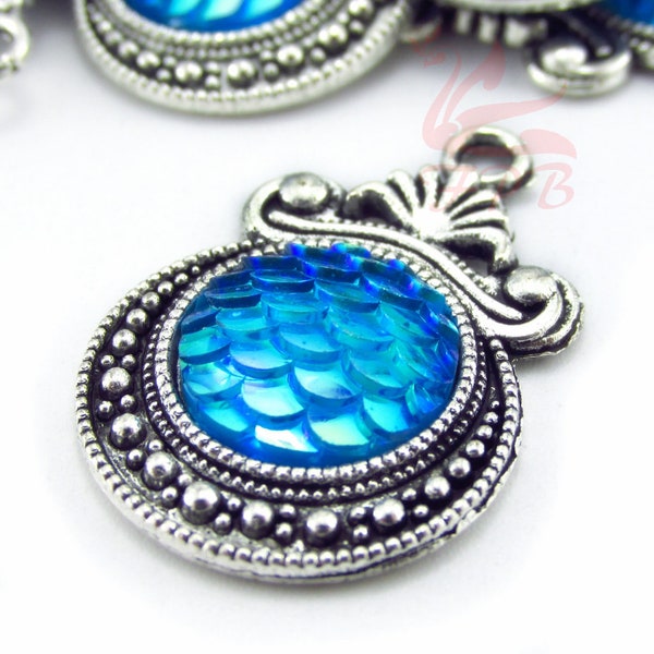 Fish Scale Charms - Etsy