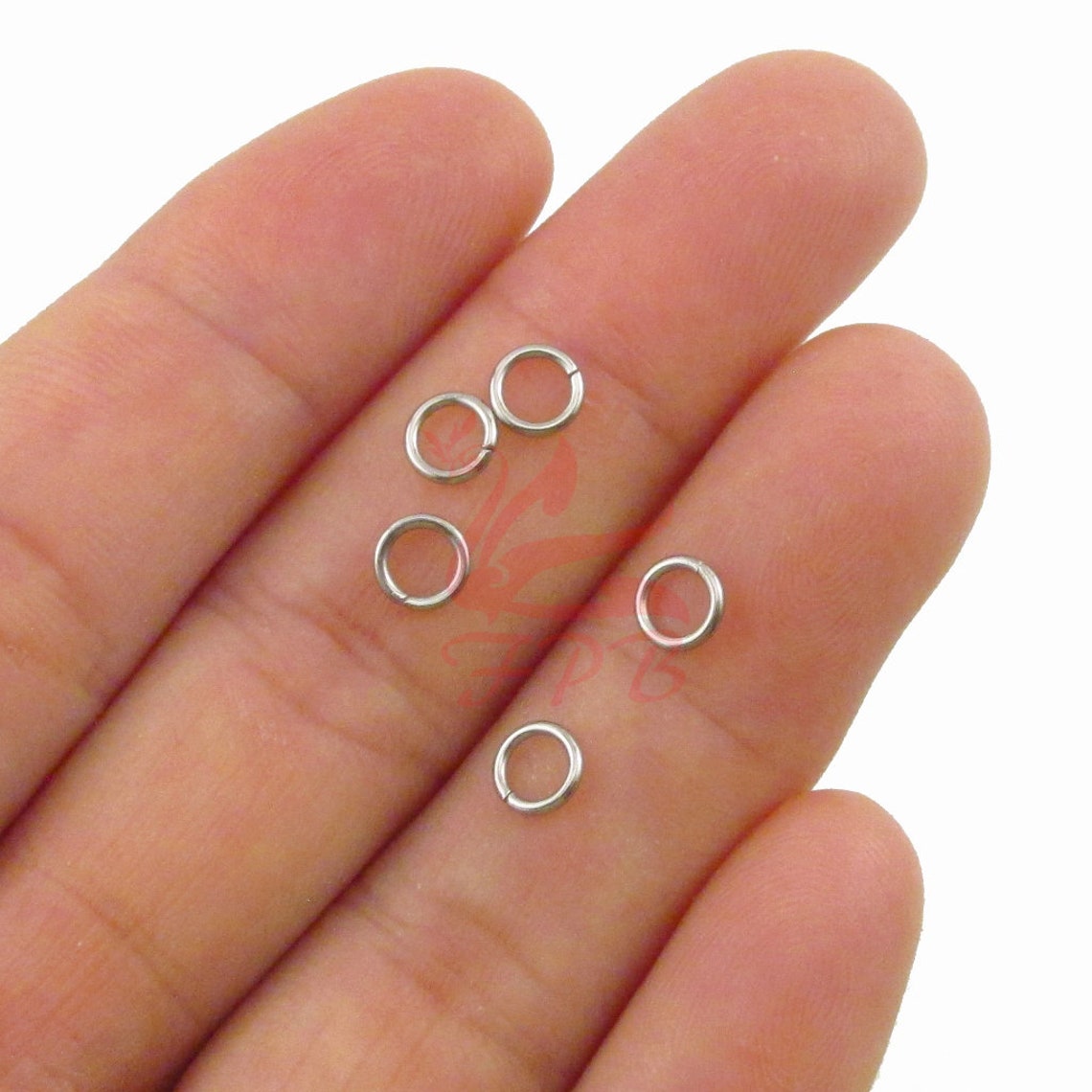 5mm Jump Rings - 100/200/500 Wholesale Stainless Steel 20 Gauge Open ...