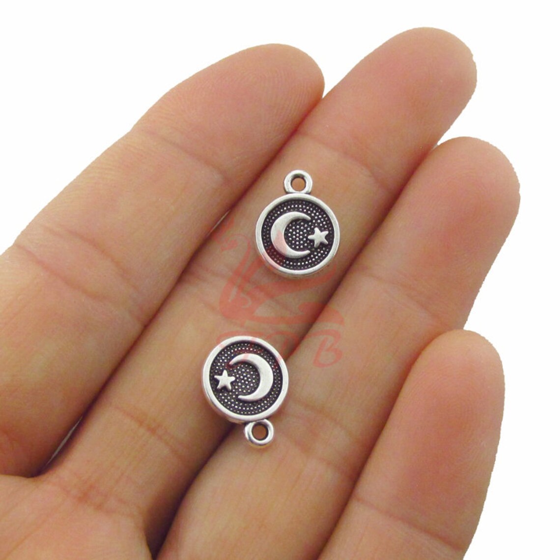 20 Islamic Star Charms 12mm Antiqued Silver Islam Pendants | Etsy