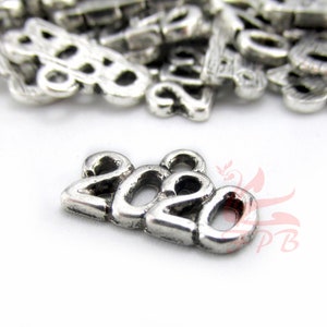 10 Year 2020 Charms 14mm Wholesale Gold Plated Pendants GC0215911 - Etsy
