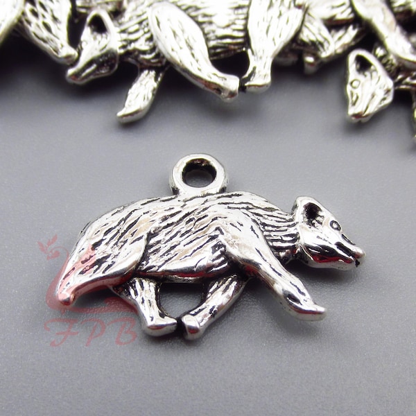 Badger Charm - Etsy