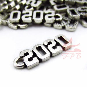 10 Year 2020 Charms 20mm Wholesale Rose Gold Plated Pendants GC0216244 ...