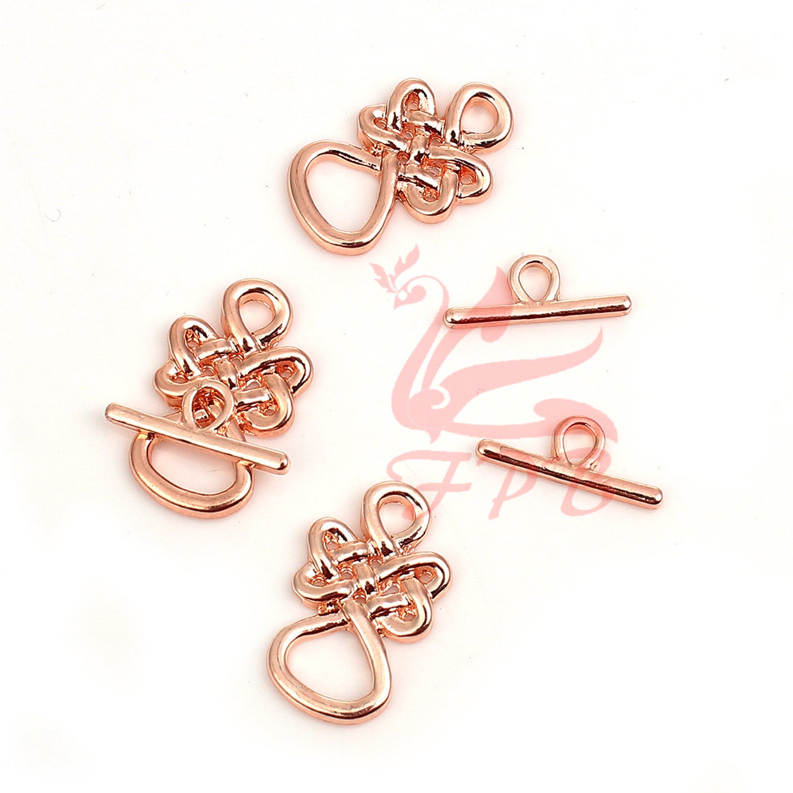 1 Celtic Knot Toggle Clasp Sets 23mm Wholesale Silver Plated Jewelry ...