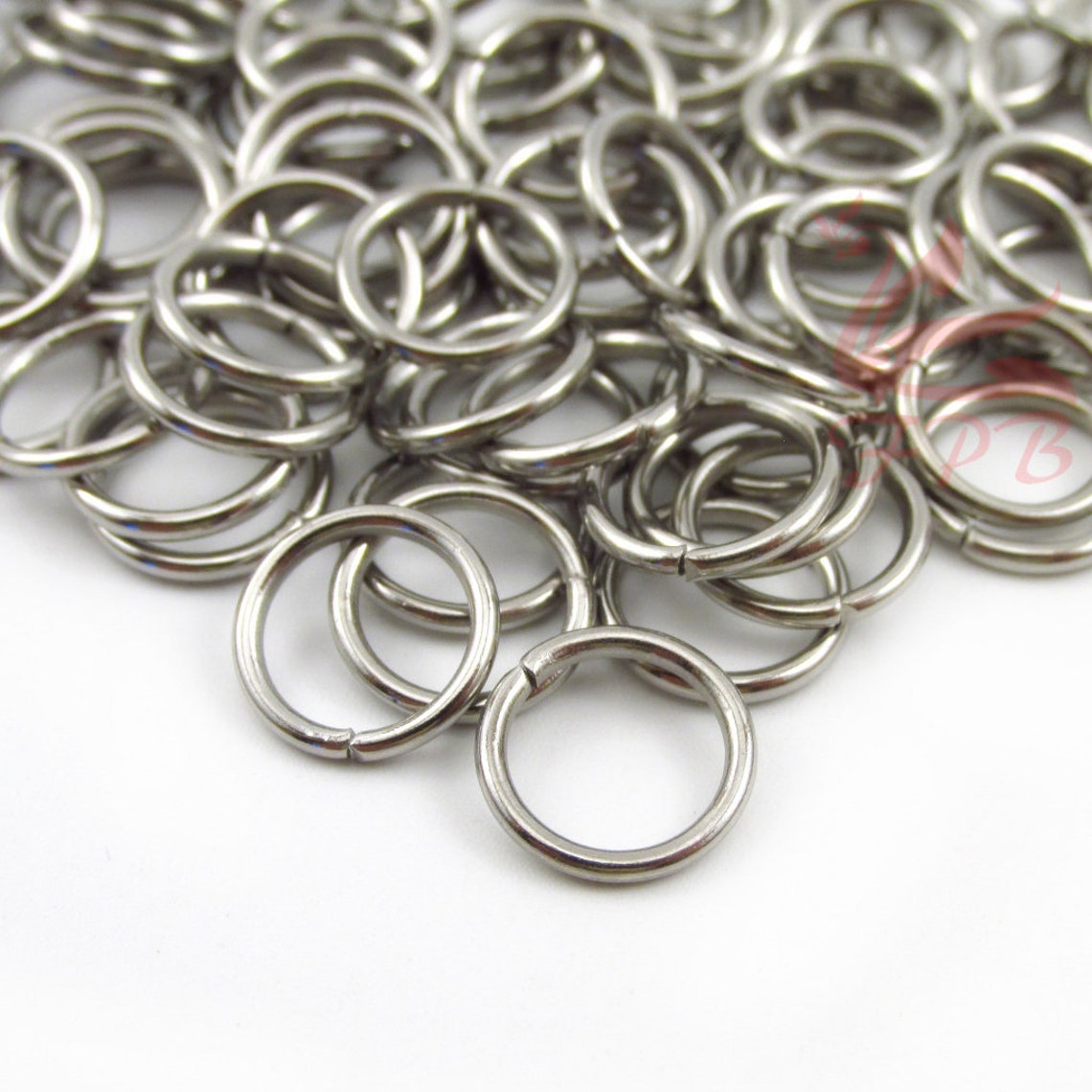 10mm Jump Rings - 100/200/500 Wholesale Stainless Steel 16 Gauge Open ...