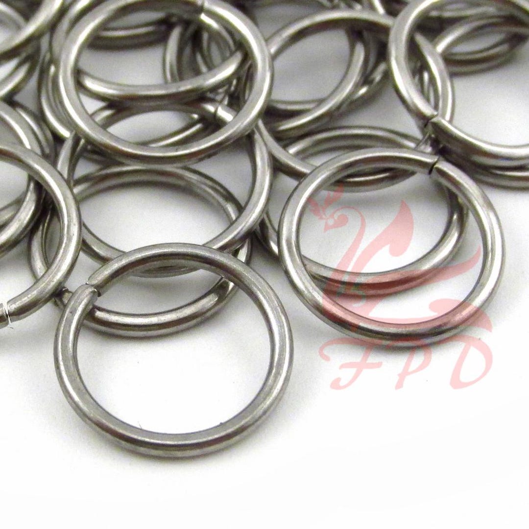 18mm Jump Rings - 10/20/50 Wholesale Stainless Steel 13 Gauge Open Jump ...