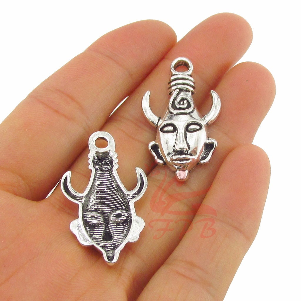 5 Supernatural Samulet Charms 32mm Antiqued Silver Plated Dean - Etsy