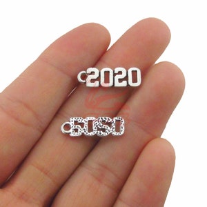10 Year 2020 Charms 20mm Wholesale Rose Gold Plated Pendants GC0216244 ...