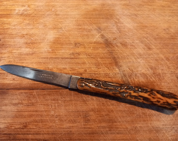 C19th Victorian Wade Wingfield Rowbotham Sheffield Bone Handle Stag ...