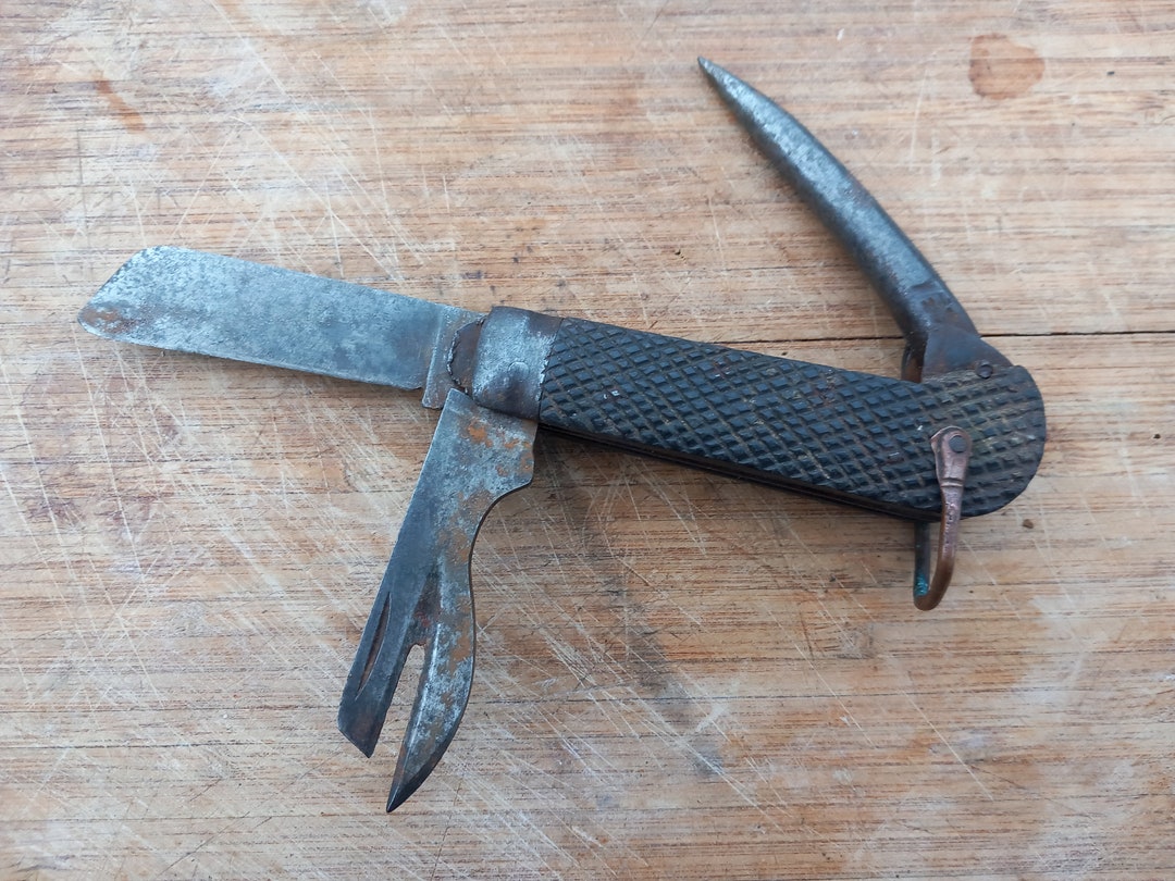 WW2 Era British Army Military Clasp Folding Pocket Tool 1940s Vintage ...