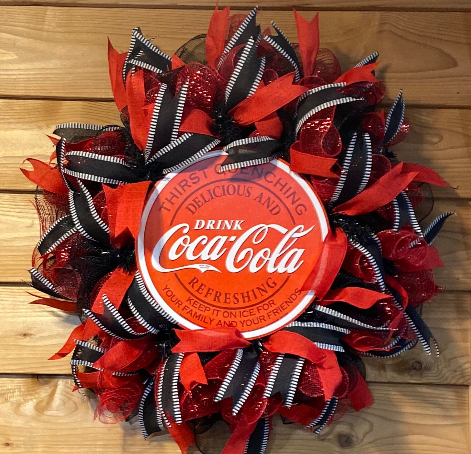 COKE A COLA WREATH - Etsy